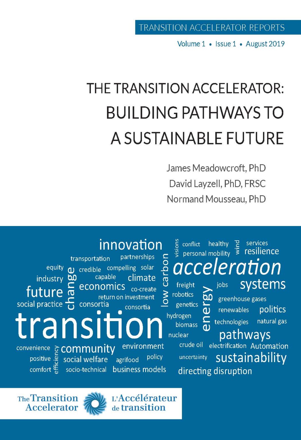 The Transition Accelerator: Building Pathways to a Sustainable Future