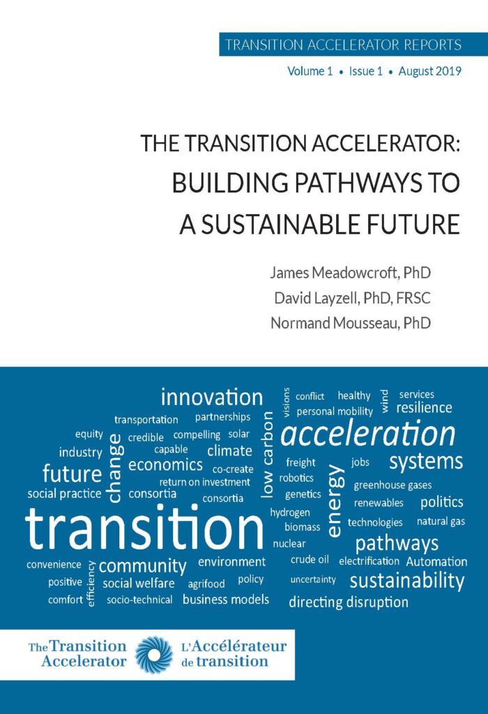 The Transition Accelerator: Building Pathways to a Sustainable Future