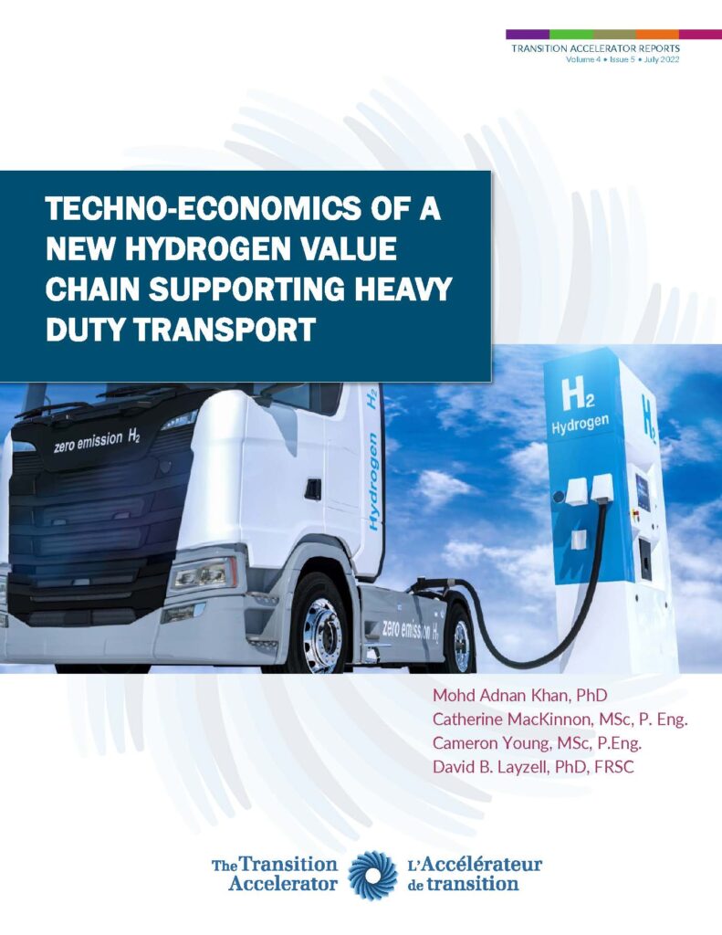 Techno-Economics of a New Hydrogen Value Chain Supporting Heavy Duty Transport