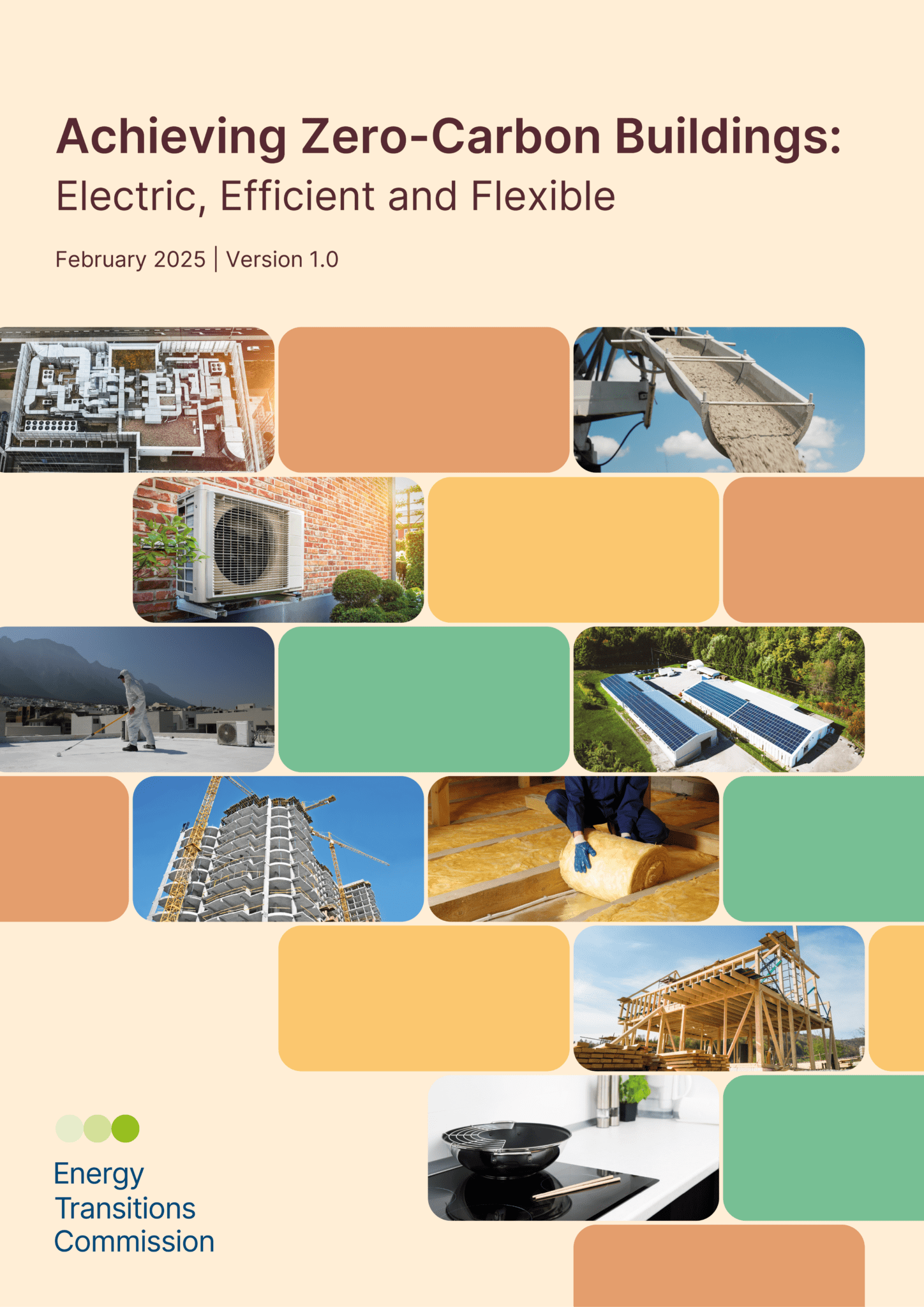 Achieving Zero-Carbon Buildings: Electric, Efficient and Flexible