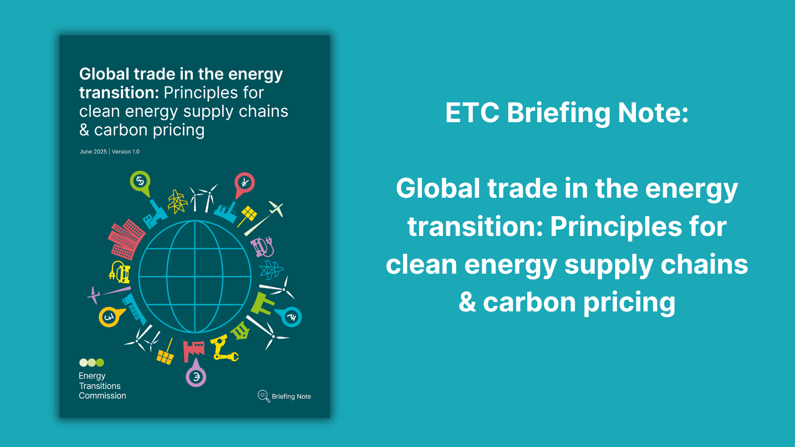 New ETC Paper: Global trade in the energy transition